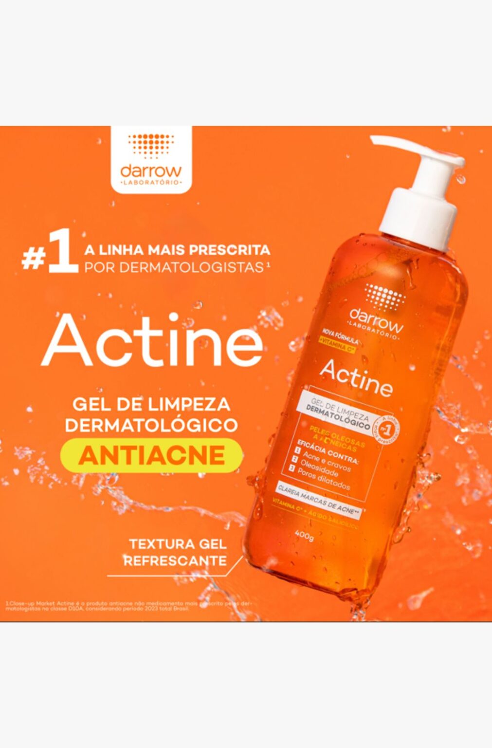 Actine Gel de Limpeza 400g – Darrow