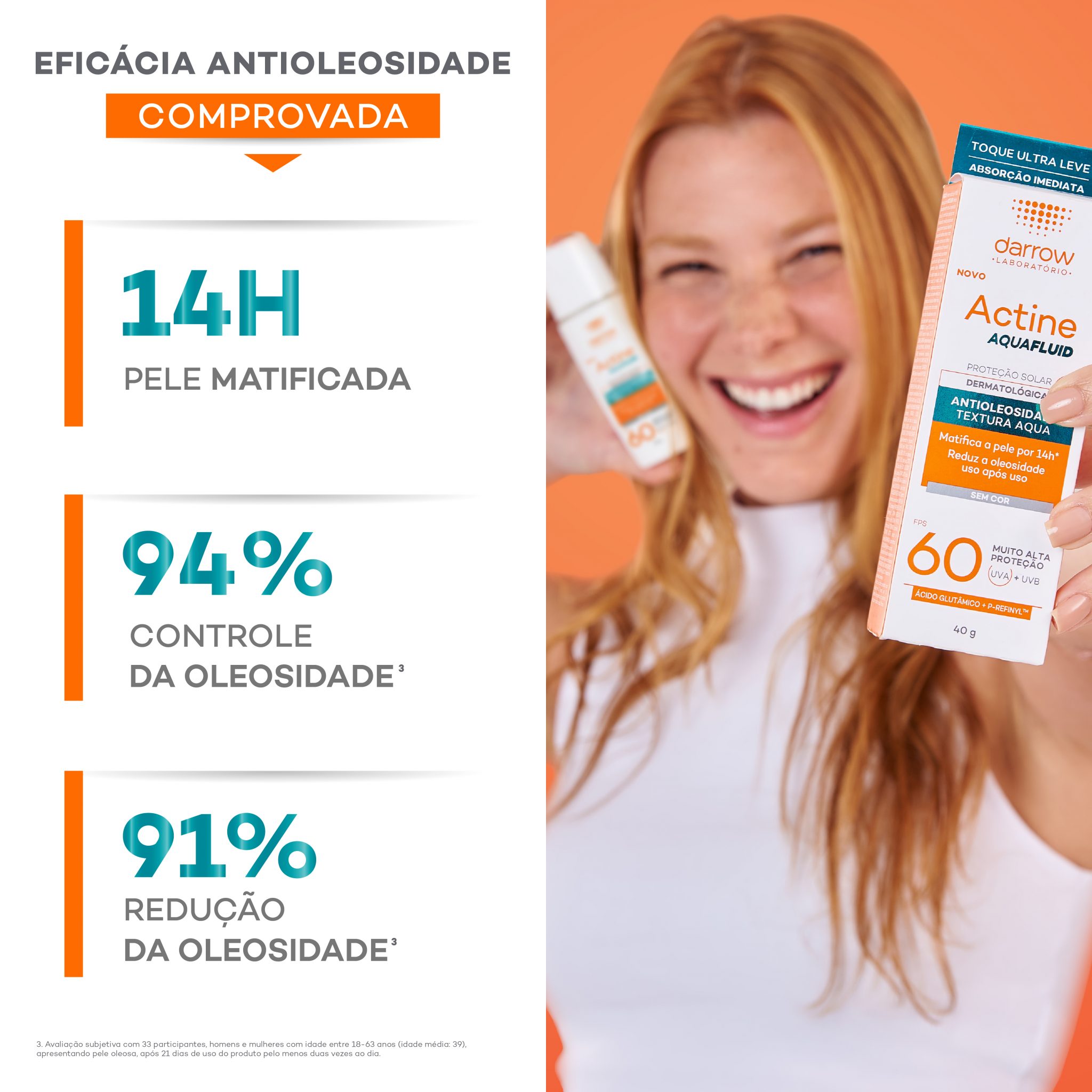 Darrow Actine Aquafluid FPS com cor | Produtos Darrow
