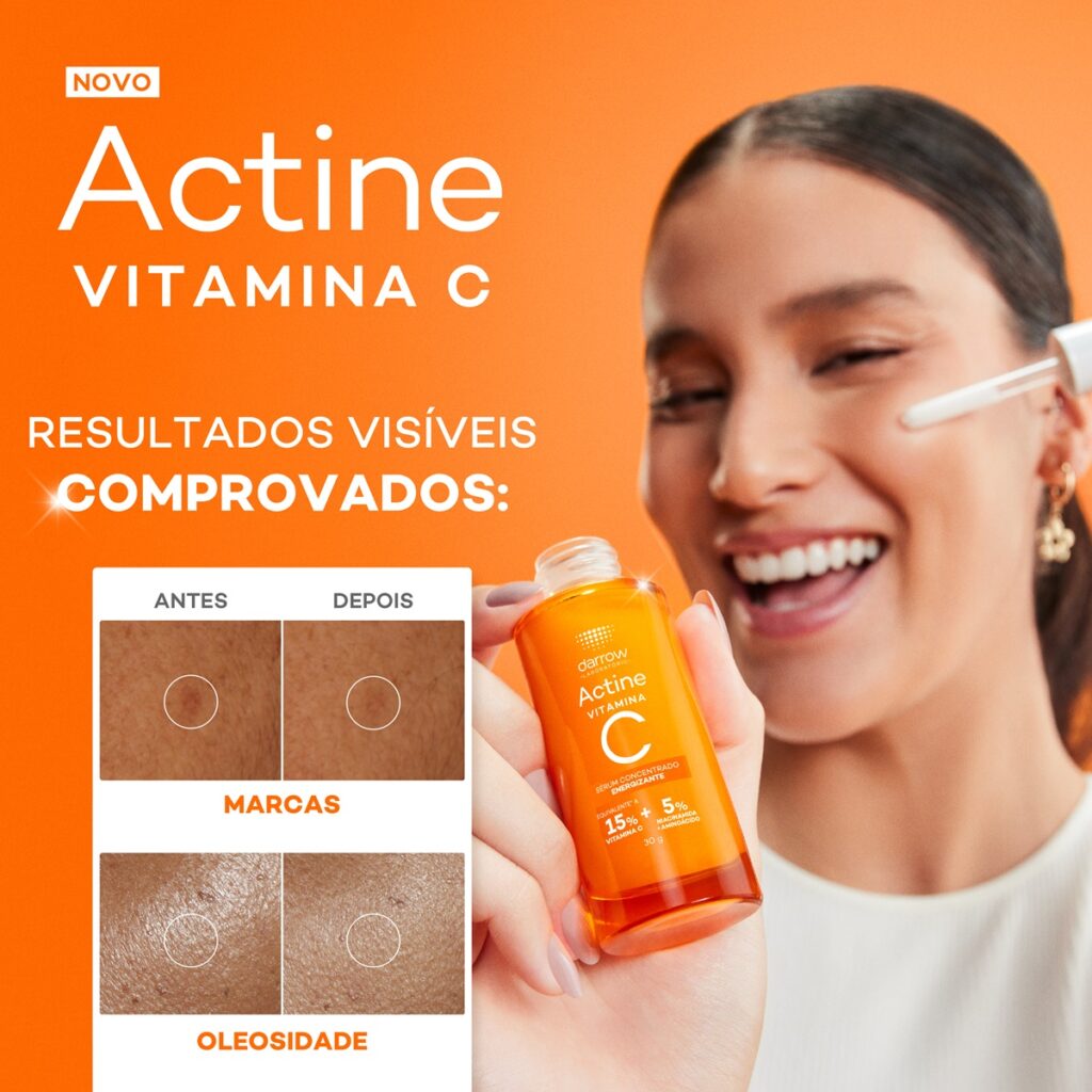 Darrow Actine Vitamina C 30g | Pele Iluminada e Saudável