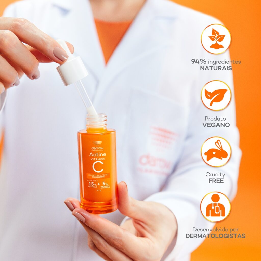 Darrow Actine Vitamina C 30g | Pele Iluminada e Saudável